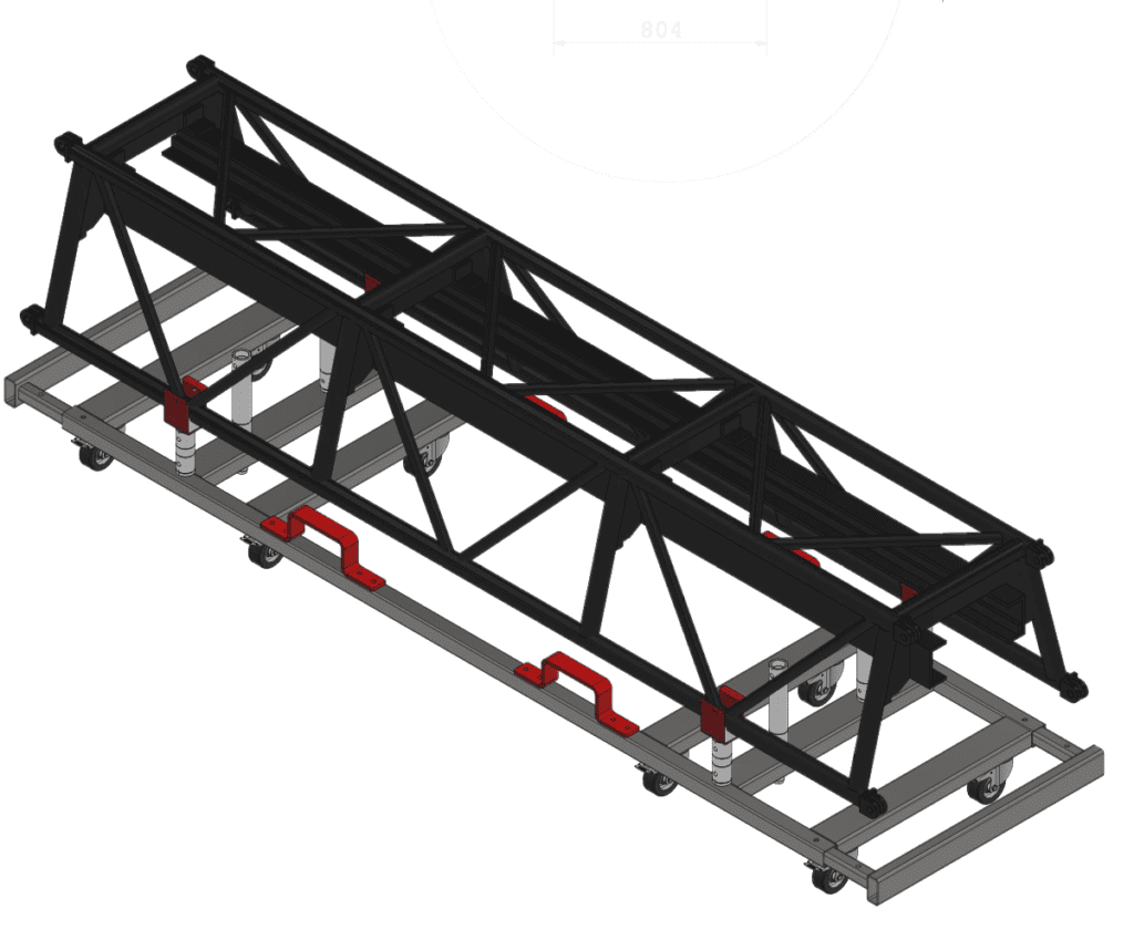 Litec DST52 – Track truss 1000mm Section | MOTOR Stage Automation